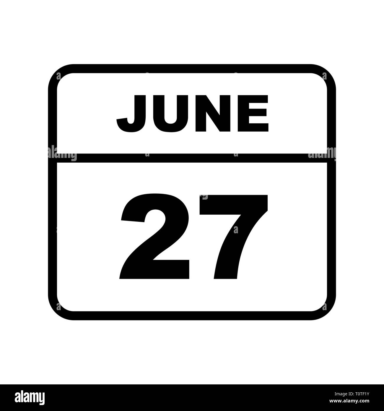 27th of june Cut Out Stock Images & Pictures - Alamy