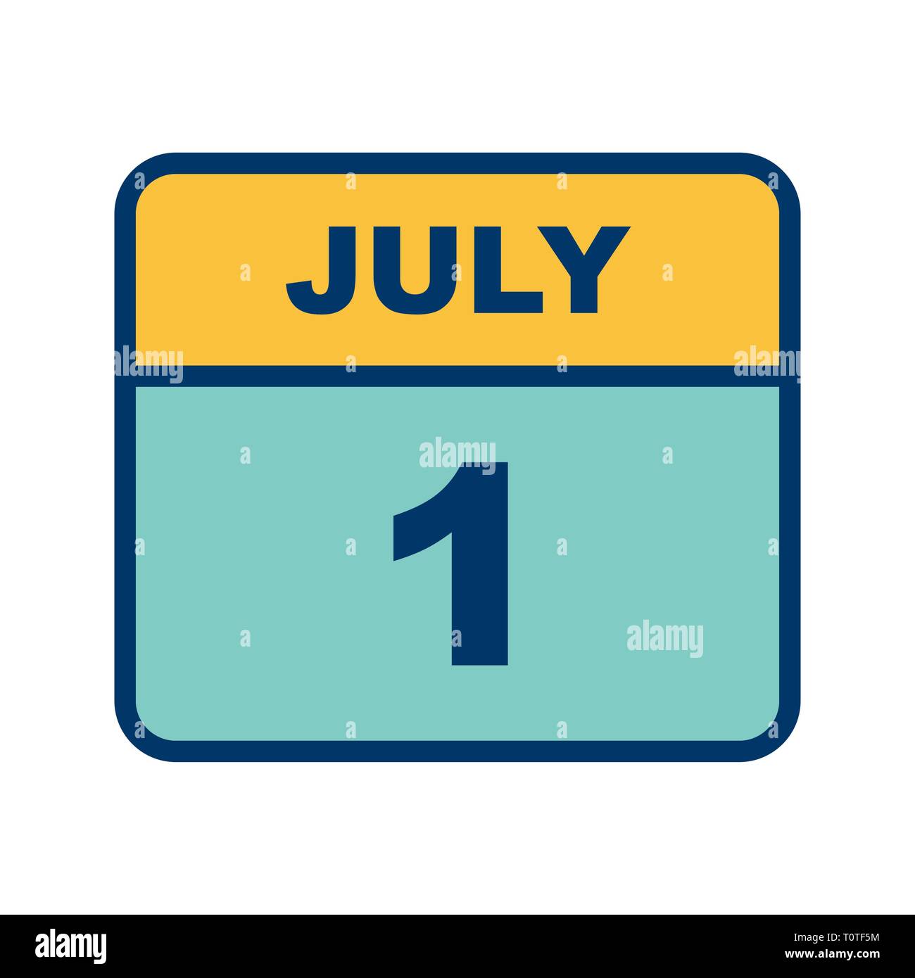 July 1 vector flat Cut Out Stock Images & Pictures - Alamy