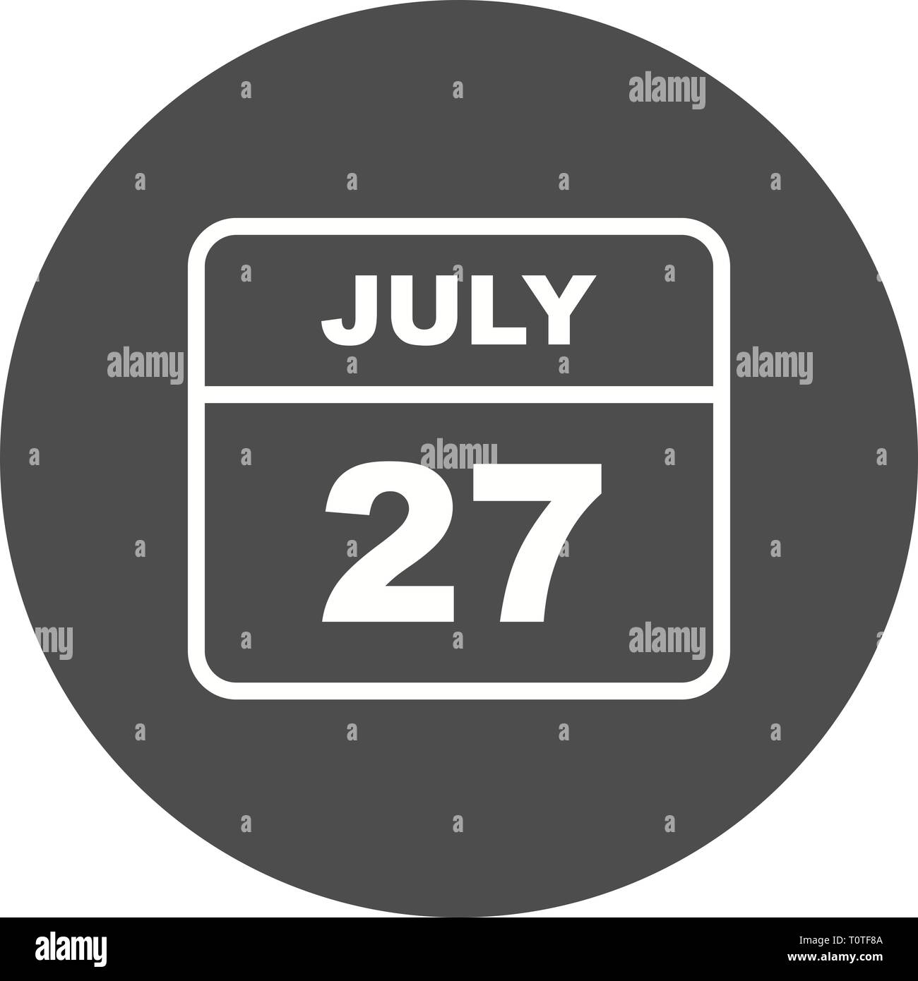 27 calendar Black and White Stock Photos & Images - Alamy