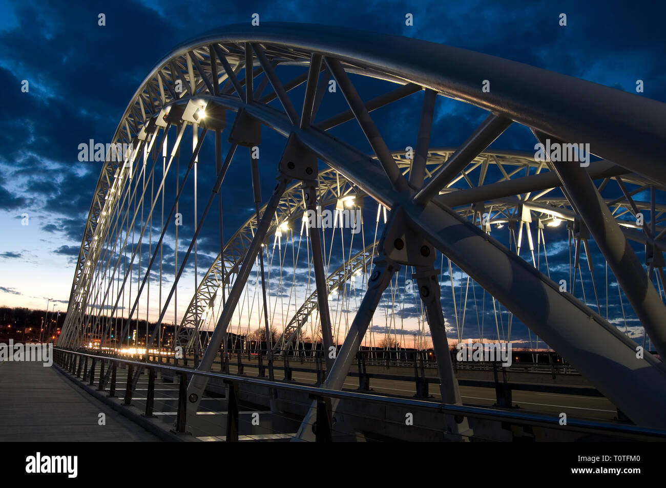 Beautiful Vimy Memorial Bridge in Ottawa Ontario Canada Stock Photo - Alamy