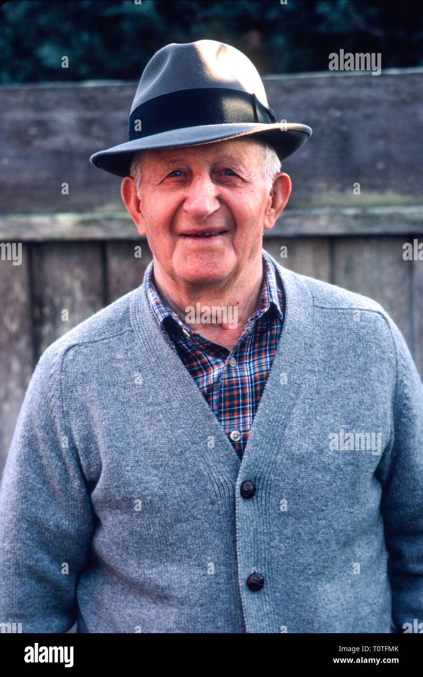 Happy Elerly Man Looking at Camera. USA Stock Photo - Alamy