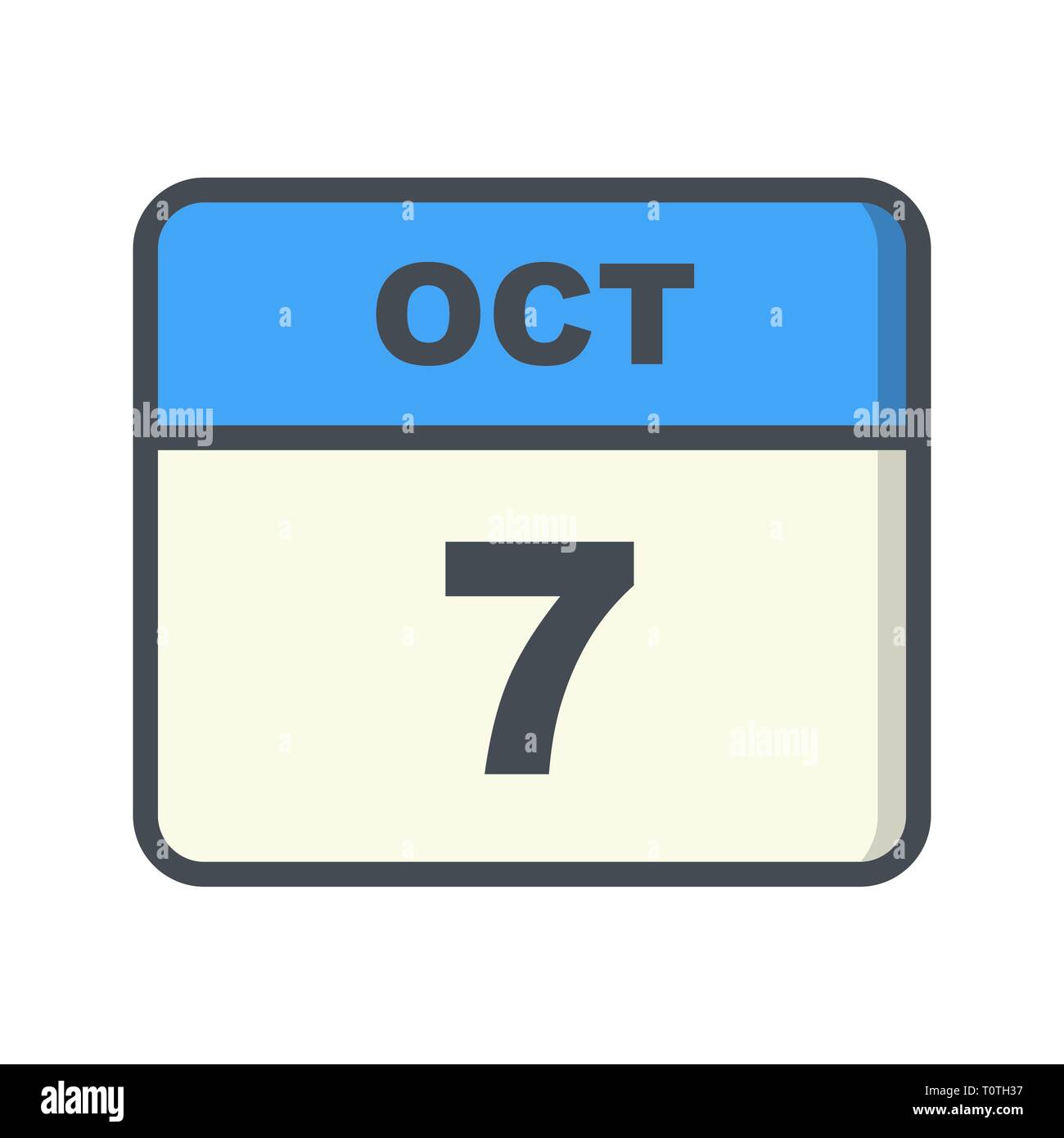 October the 7th Cut Out Stock Images & Pictures - Alamy