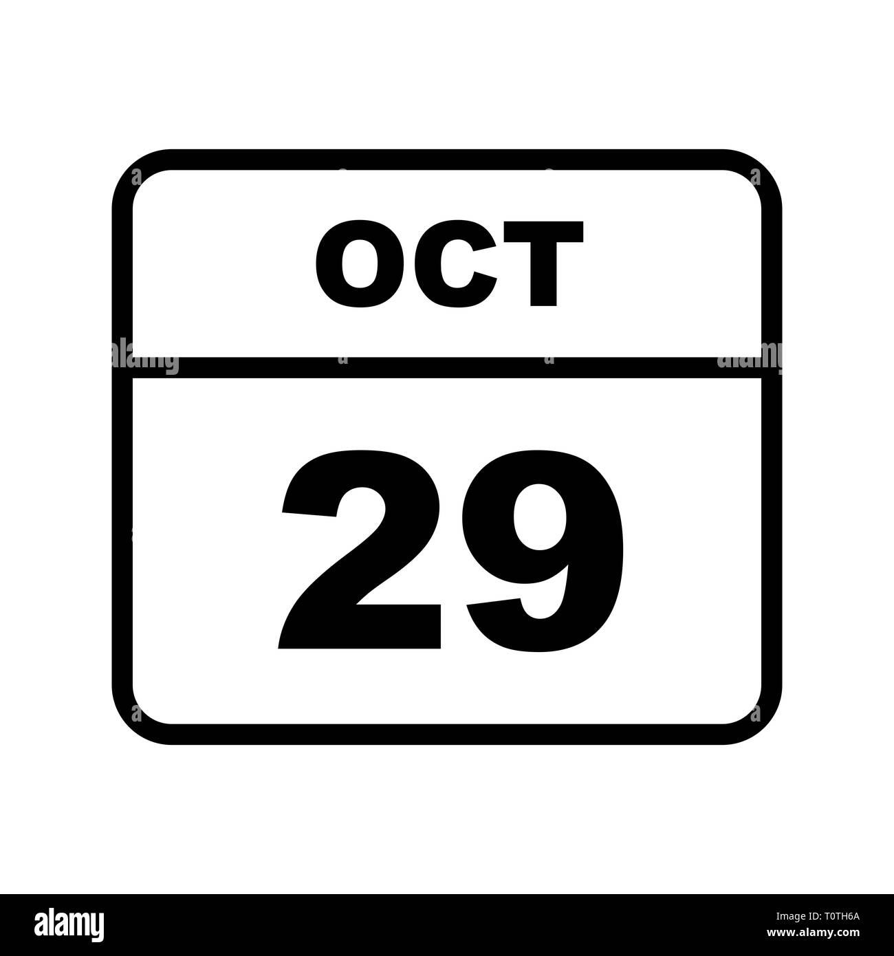 October 29th Cut Out Stock Images & Pictures - Alamy