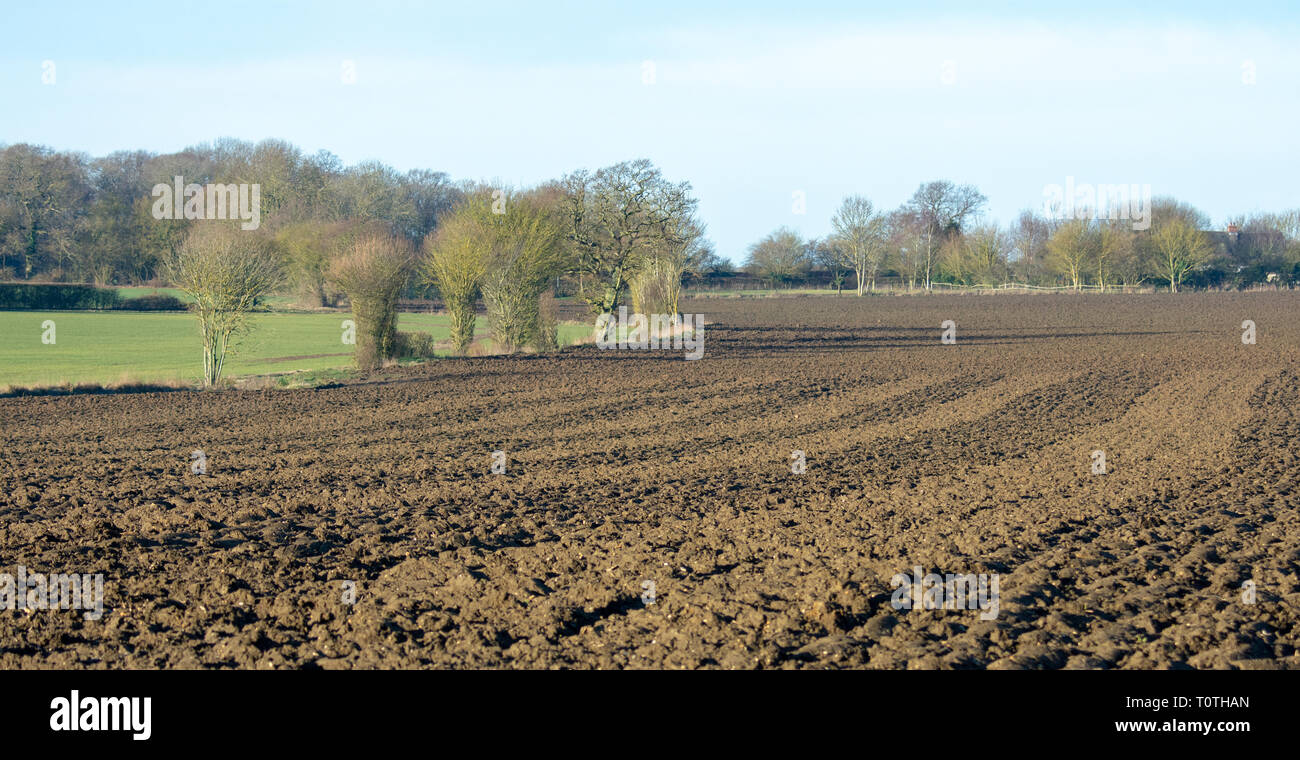 Arable farming landscape Stock Photo - Alamy