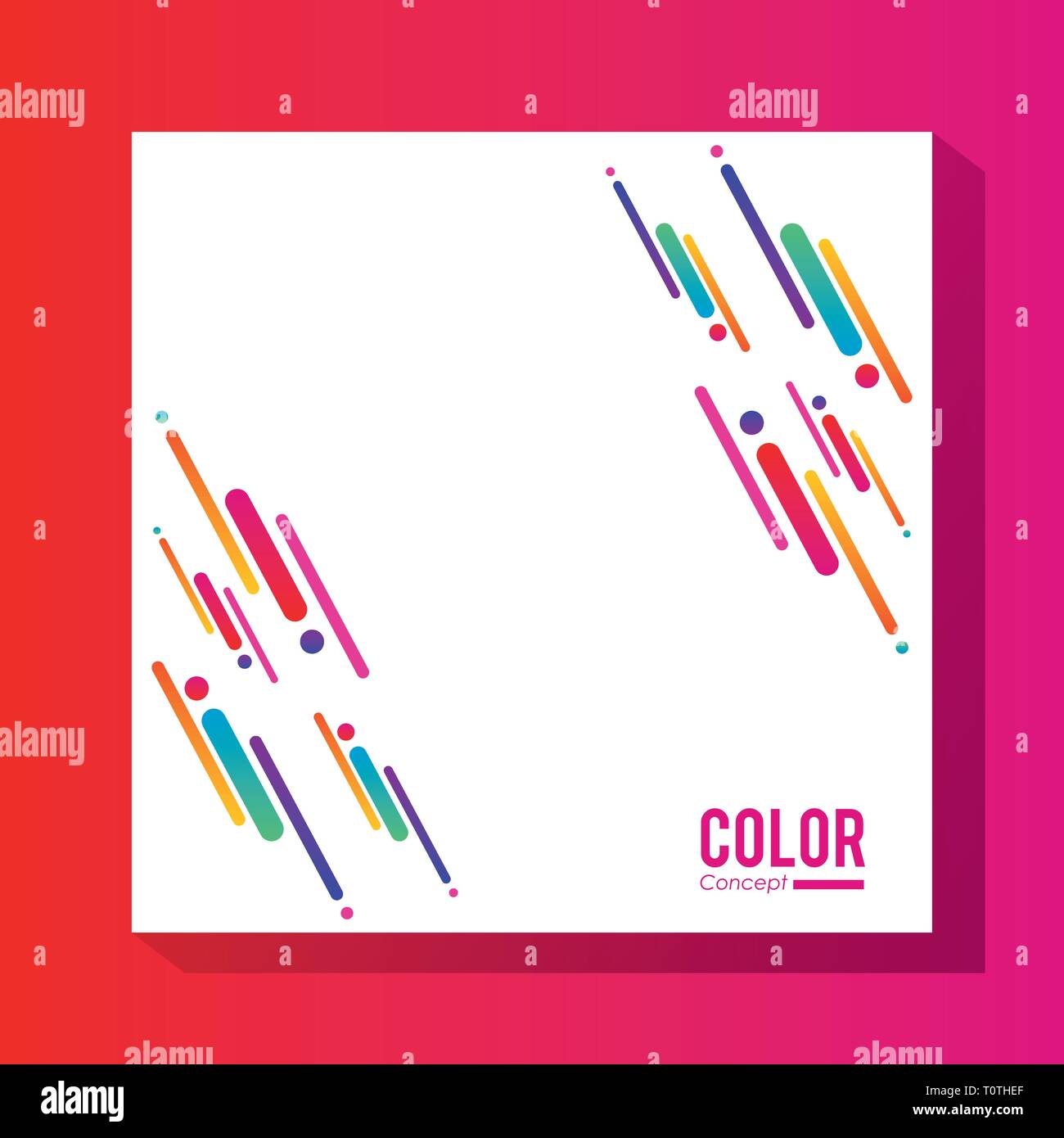 Color concept background frame Stock Vector Image & Art - Alamy