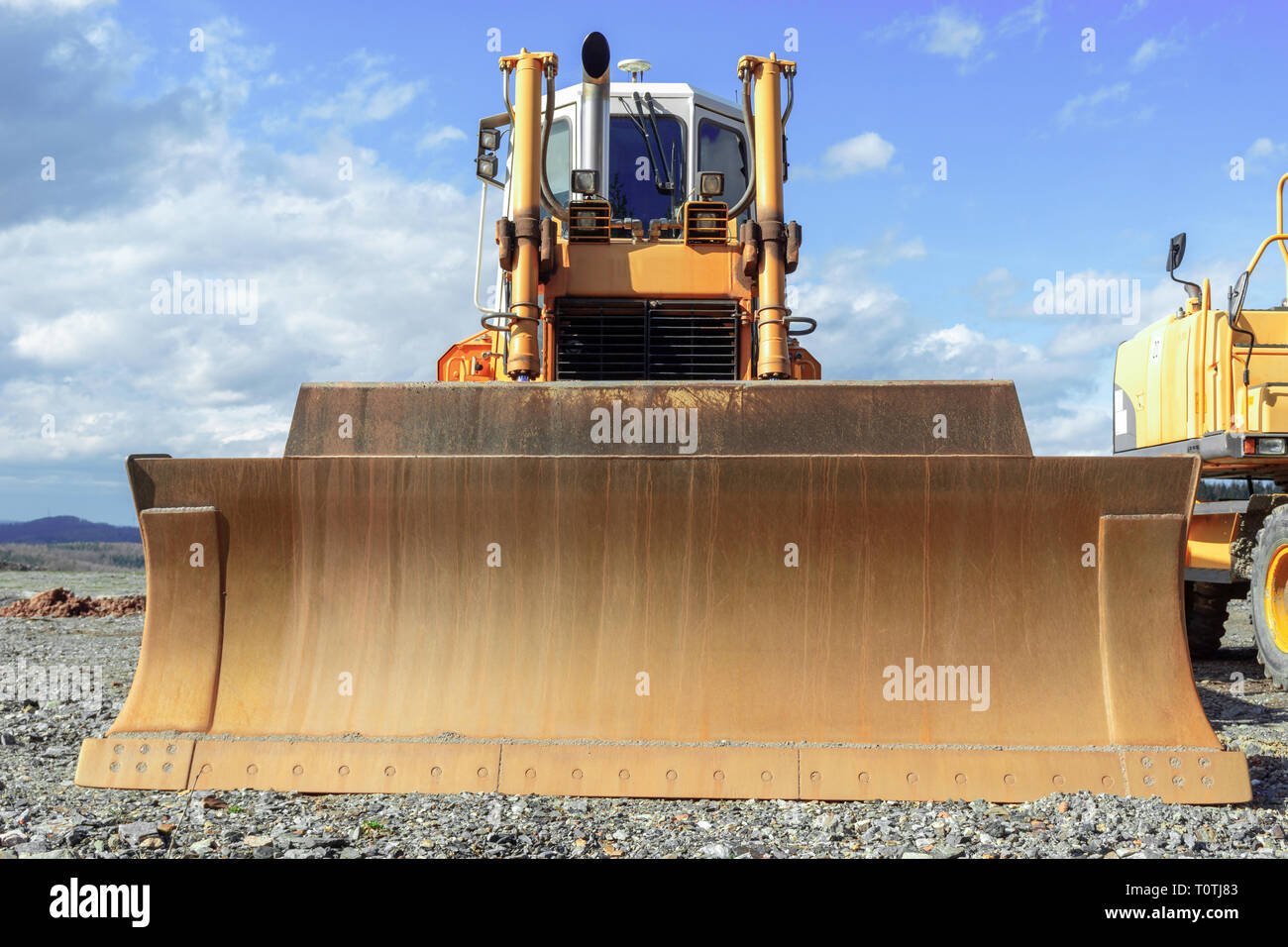 Dozer blades hi-res stock photography and images - Alamy