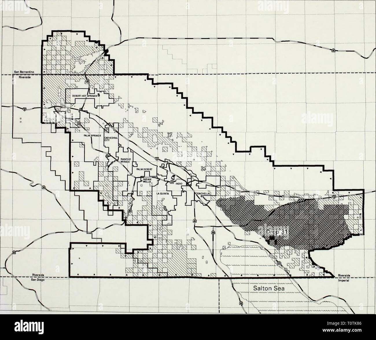 Draft California desert conservation area Stock Photo - Alamy