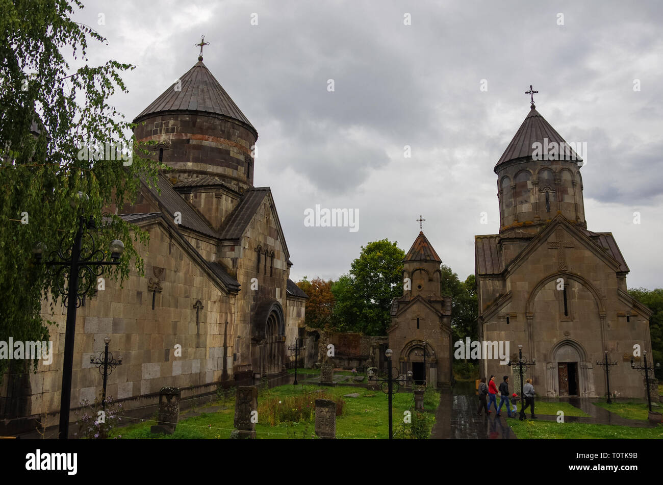 Kecharis Monastery complex, Tsakhkadzor, Armenia Stock Photo - Alamy