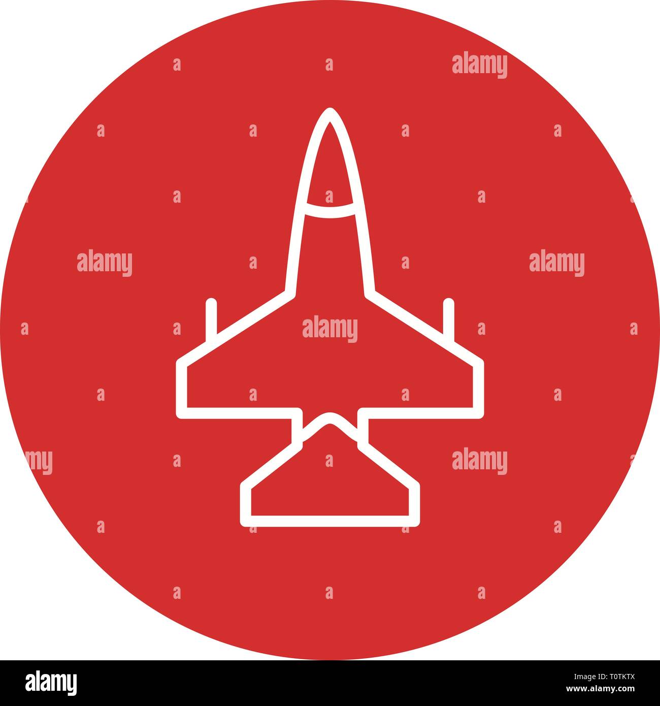 Illustration Jet Icon Stock Photo - Alamy