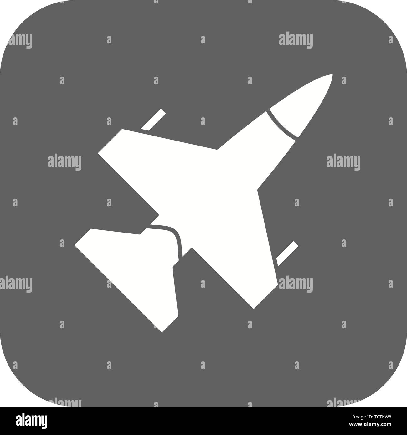 Illustration Jet Icon Stock Photo - Alamy