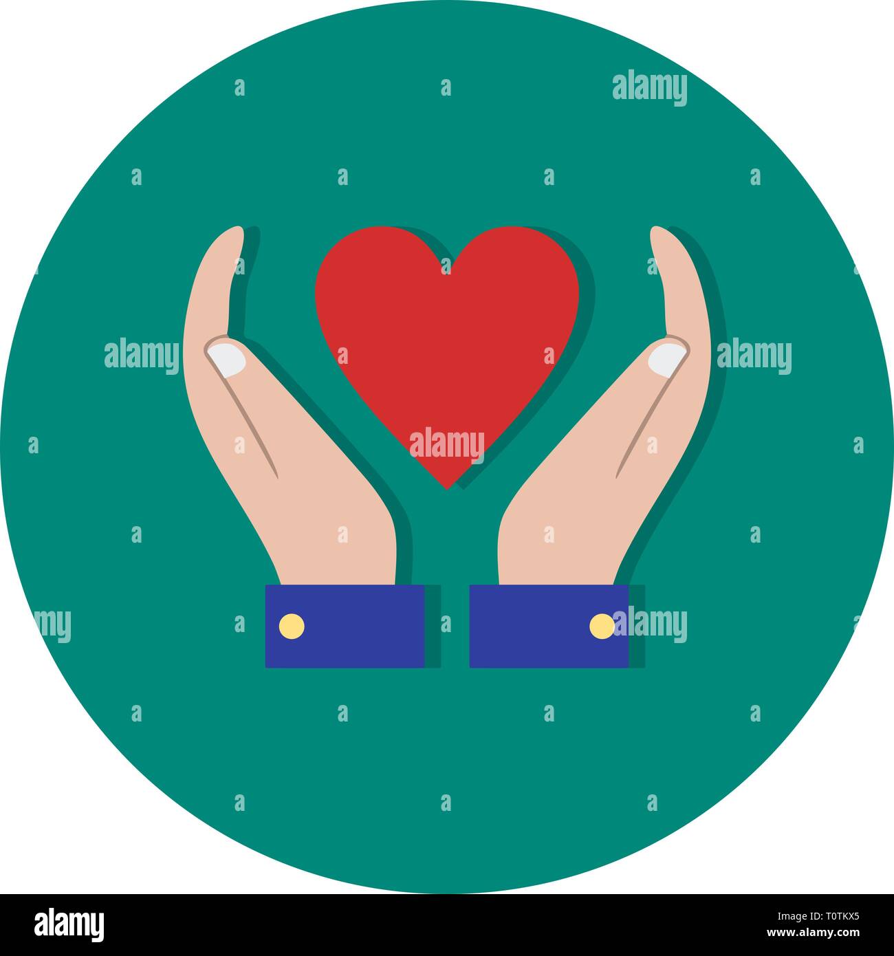 Illustration Health Sign Icon Stock Photo - Alamy