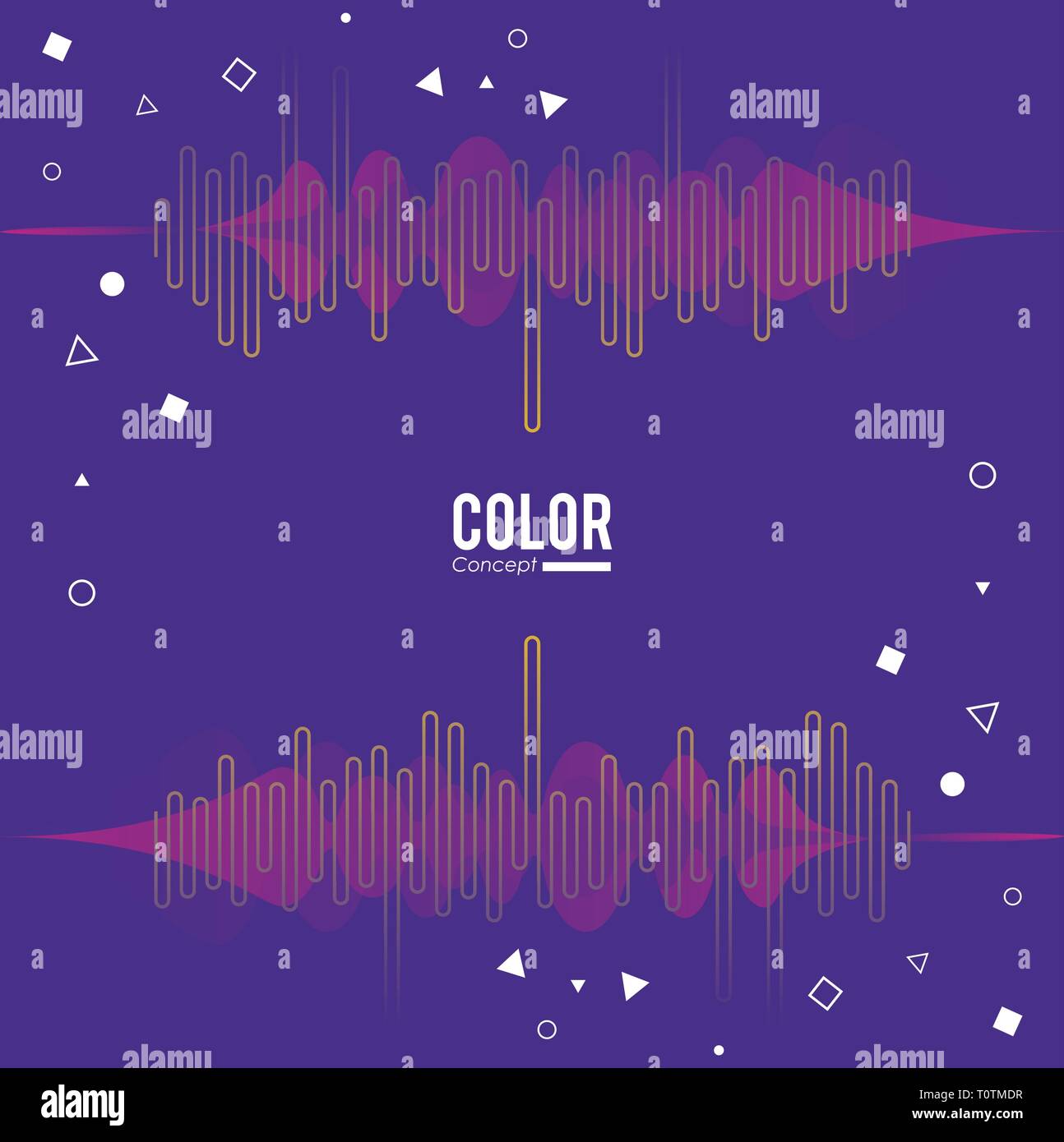 Color concept background frame Stock Vector Image & Art - Alamy