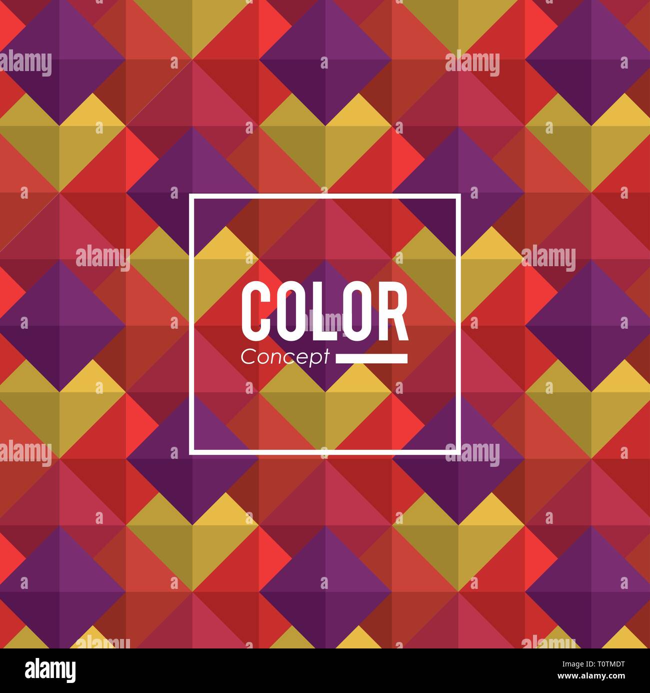 Color concept background frame Stock Vector Image & Art - Alamy