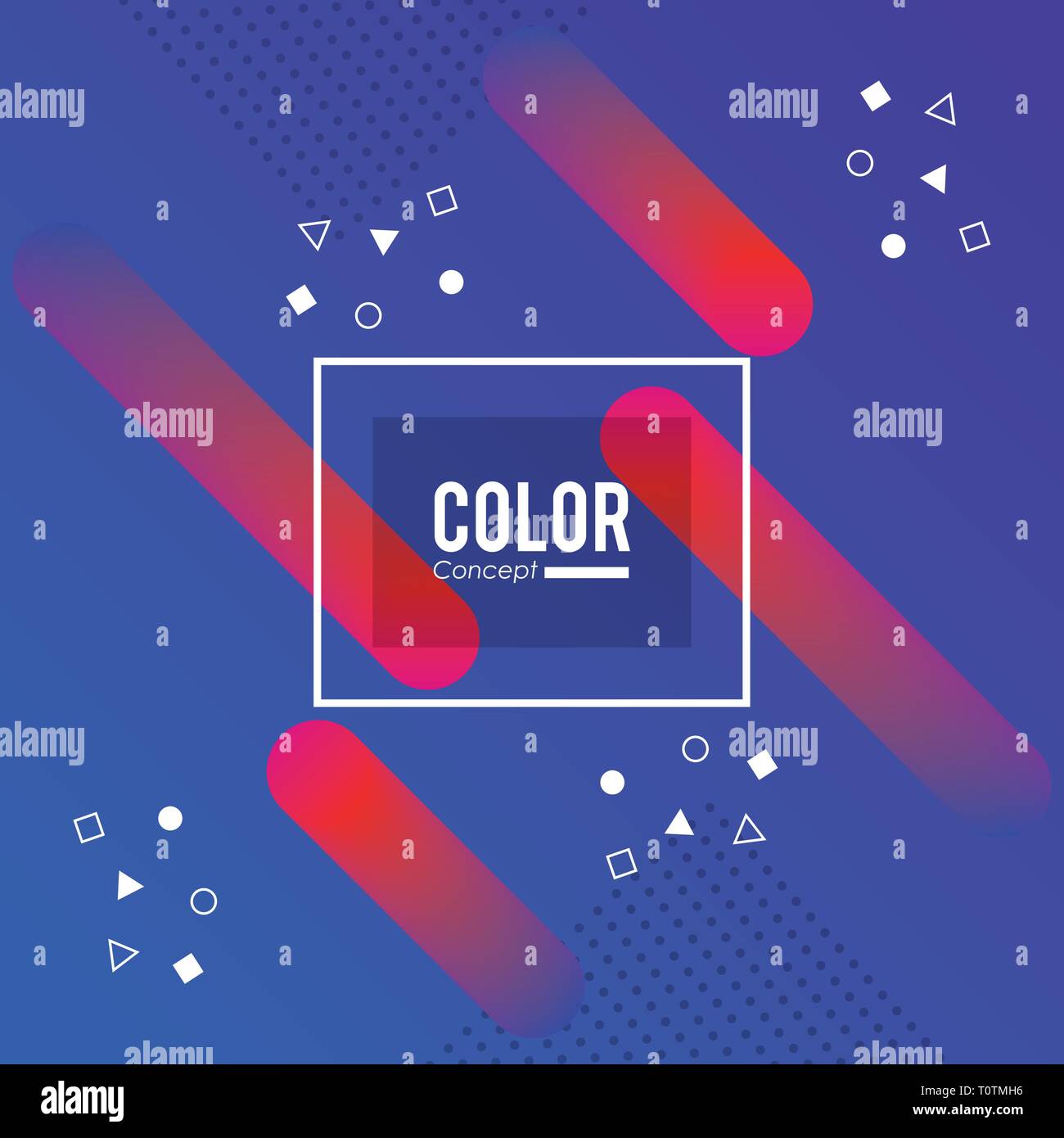 Color concept background frame Stock Vector Image & Art - Alamy