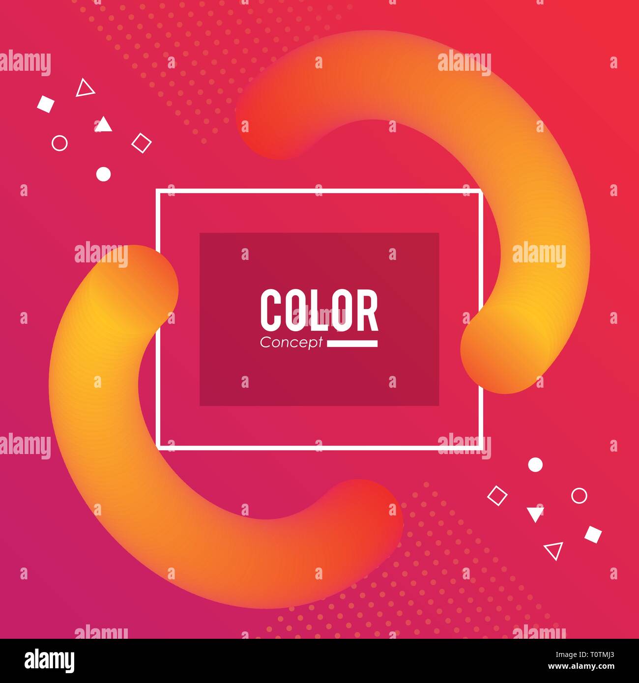 Color concept background frame Stock Vector Image & Art - Alamy