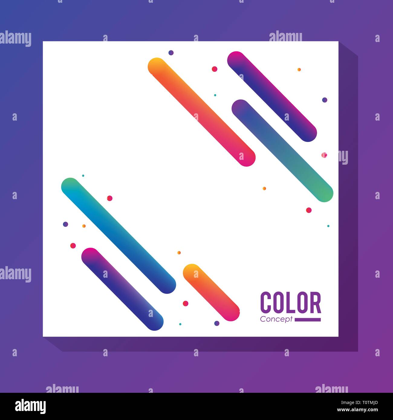 Color concept background frame Stock Vector Image & Art - Alamy