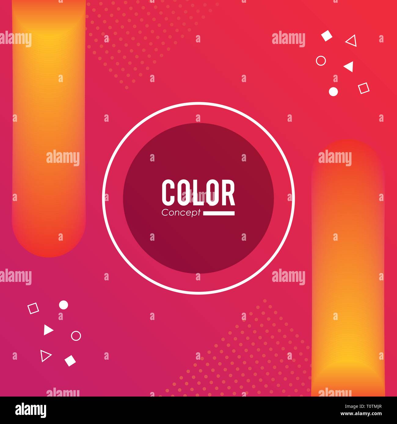 Color concept background frame Stock Vector Image & Art - Alamy