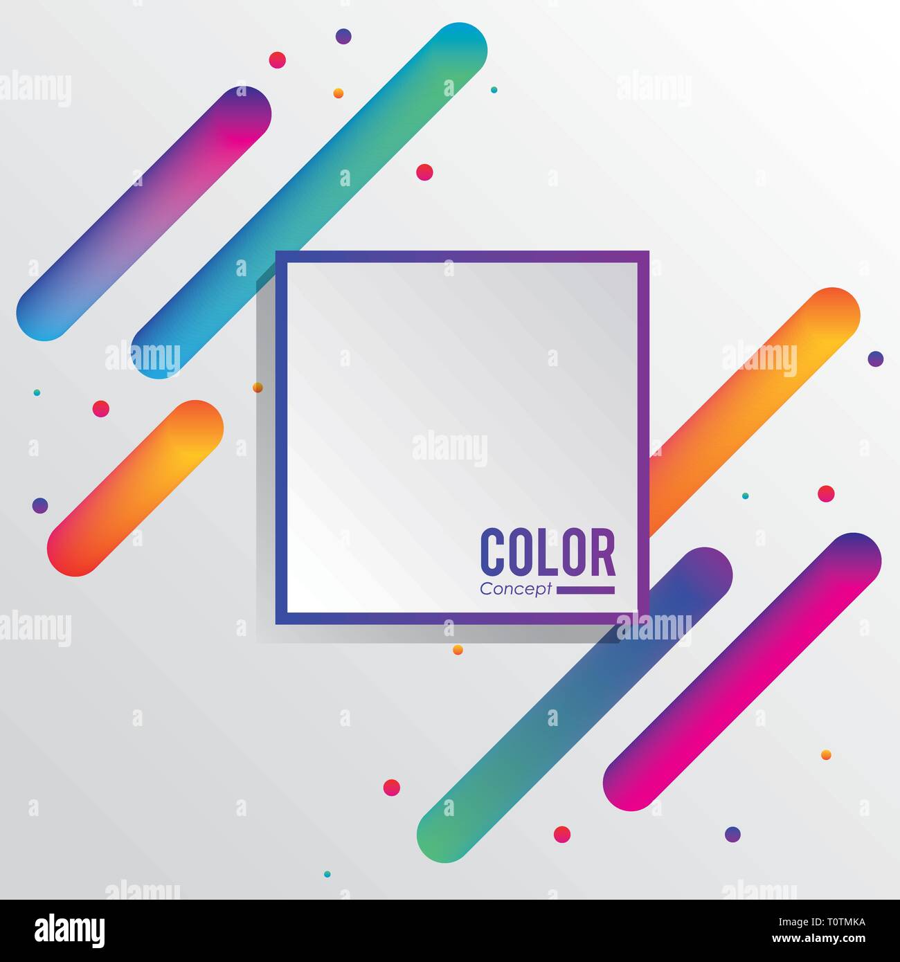 Color concept background frame Stock Vector Image & Art - Alamy