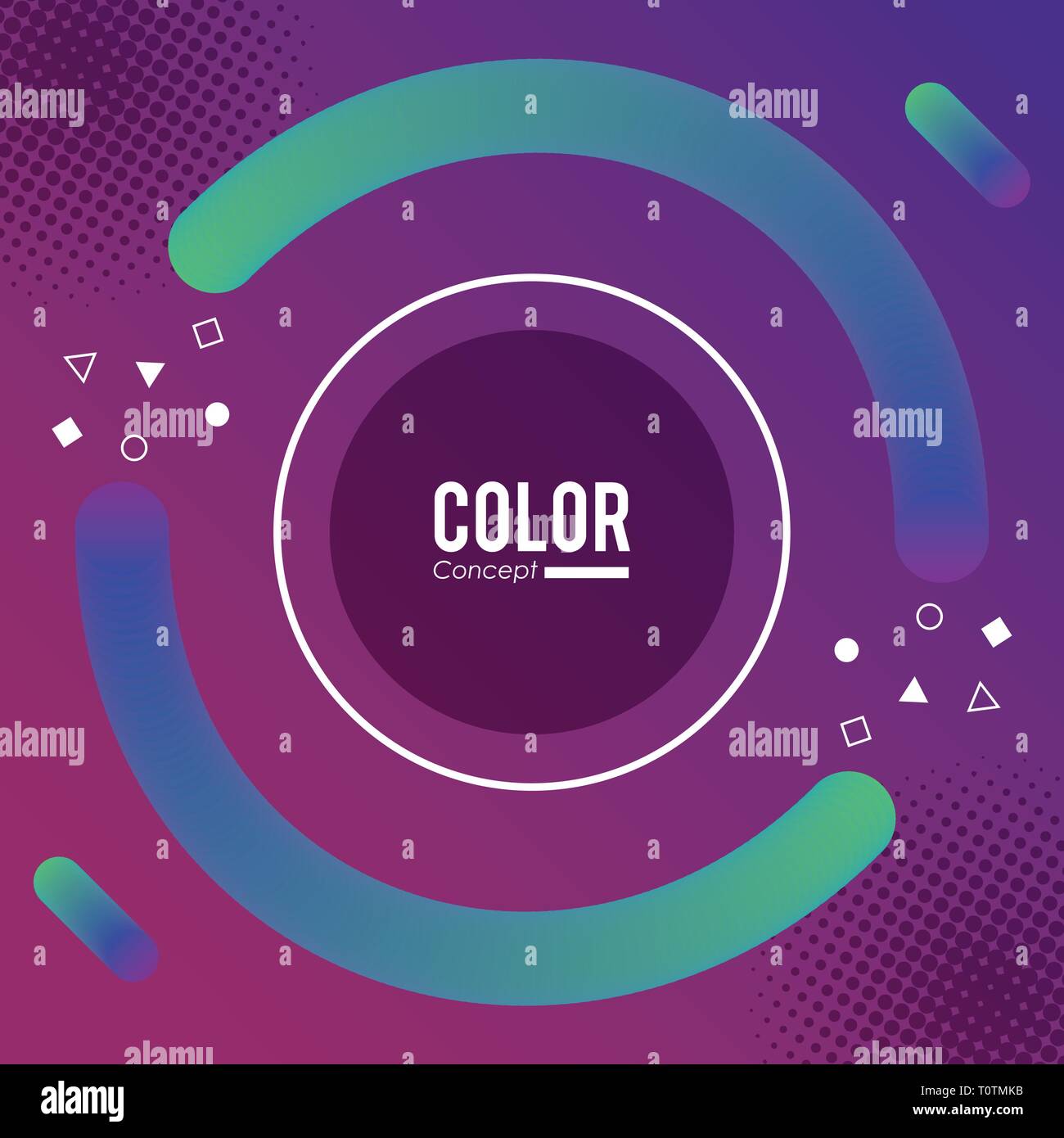 Color concept background frame Stock Vector Image & Art - Alamy