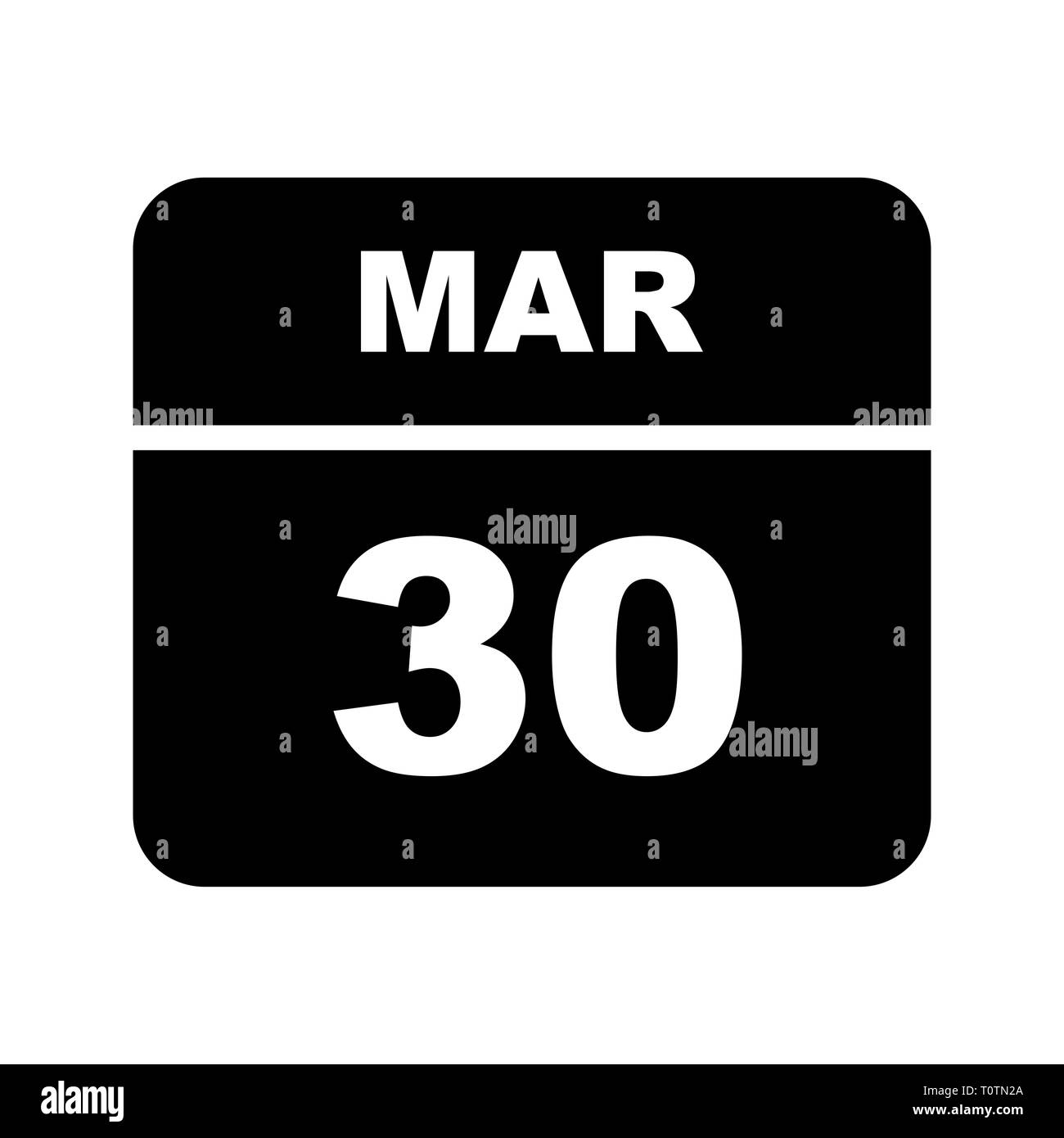 March 30th Cut Out Stock Images & Pictures - Alamy