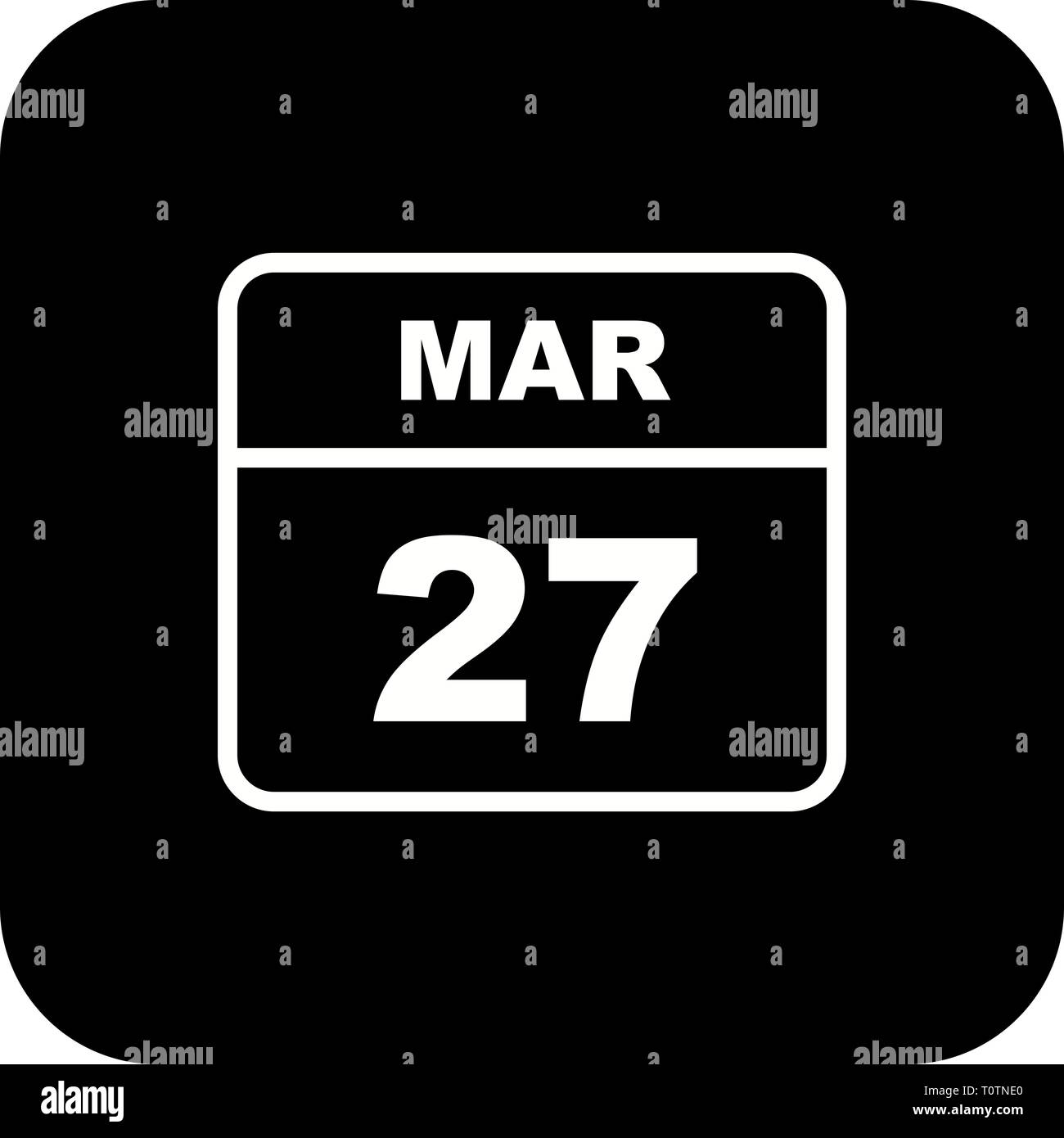 27 calendar Black and White Stock Photos & Images - Alamy