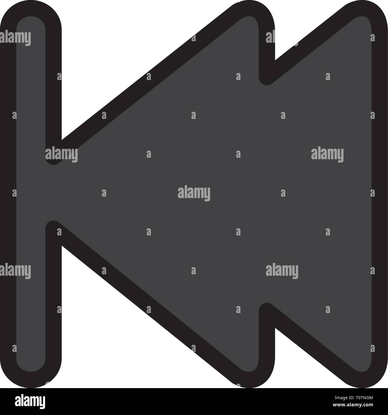 multimedia button icon Stock Vector Image & Art - Alamy