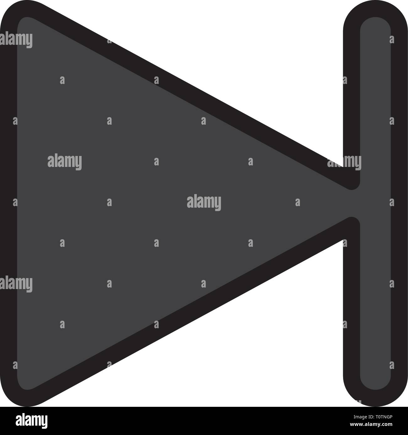 multimedia button icon Stock Vector Image & Art - Alamy