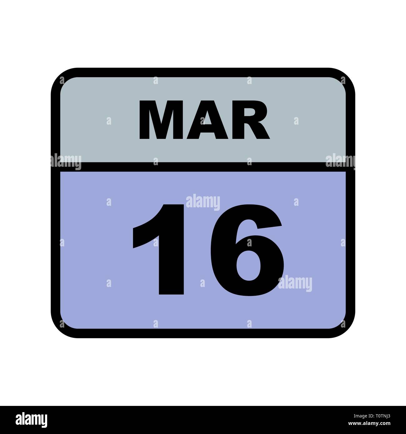 16th of march Cut Out Stock Images & Pictures - Alamy