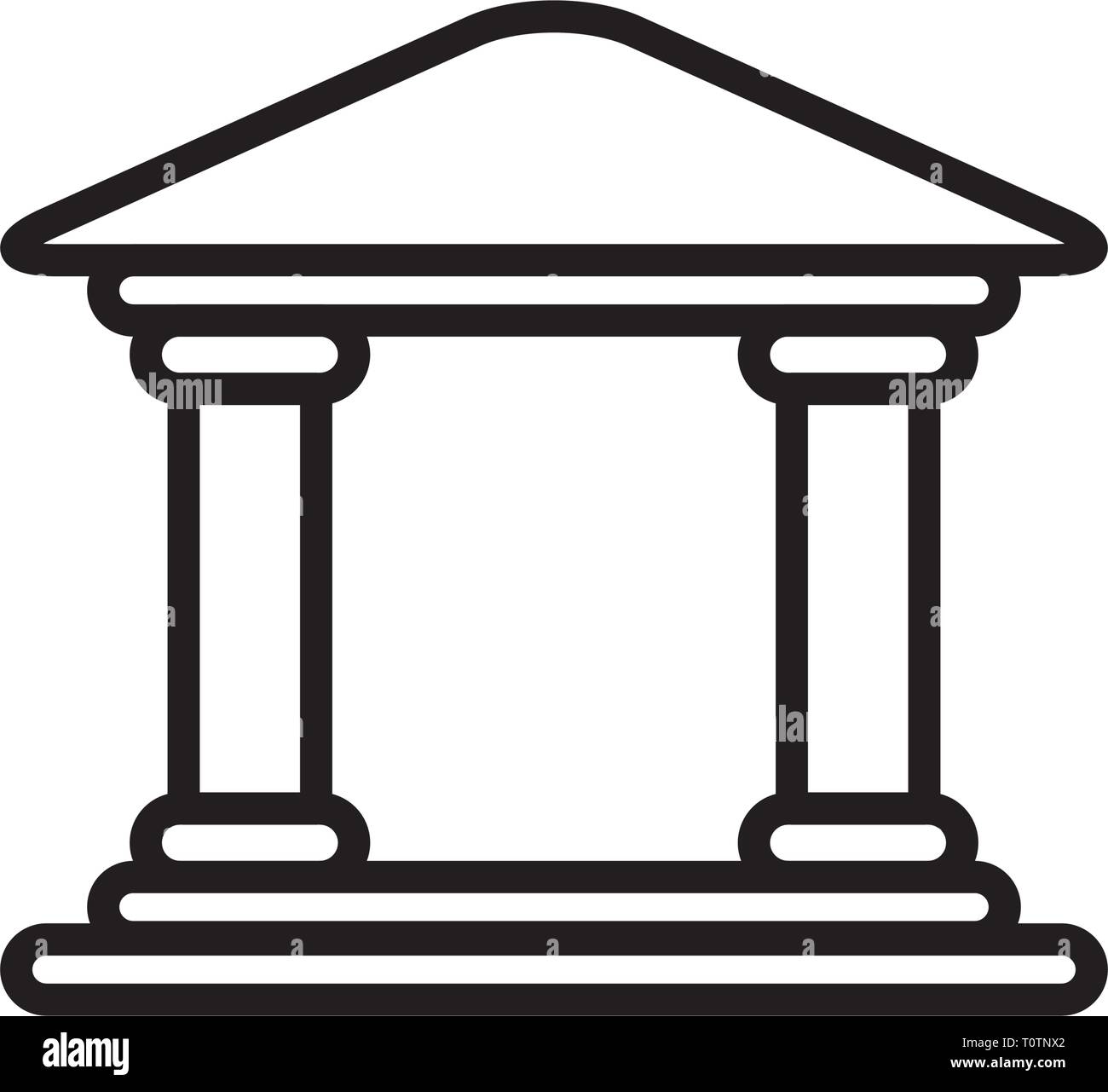 law, building icon Stock Vector Image & Art - Alamy