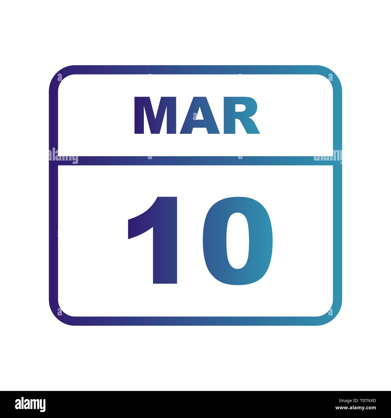 March 10th Cut Out Stock Images & Pictures - Alamy