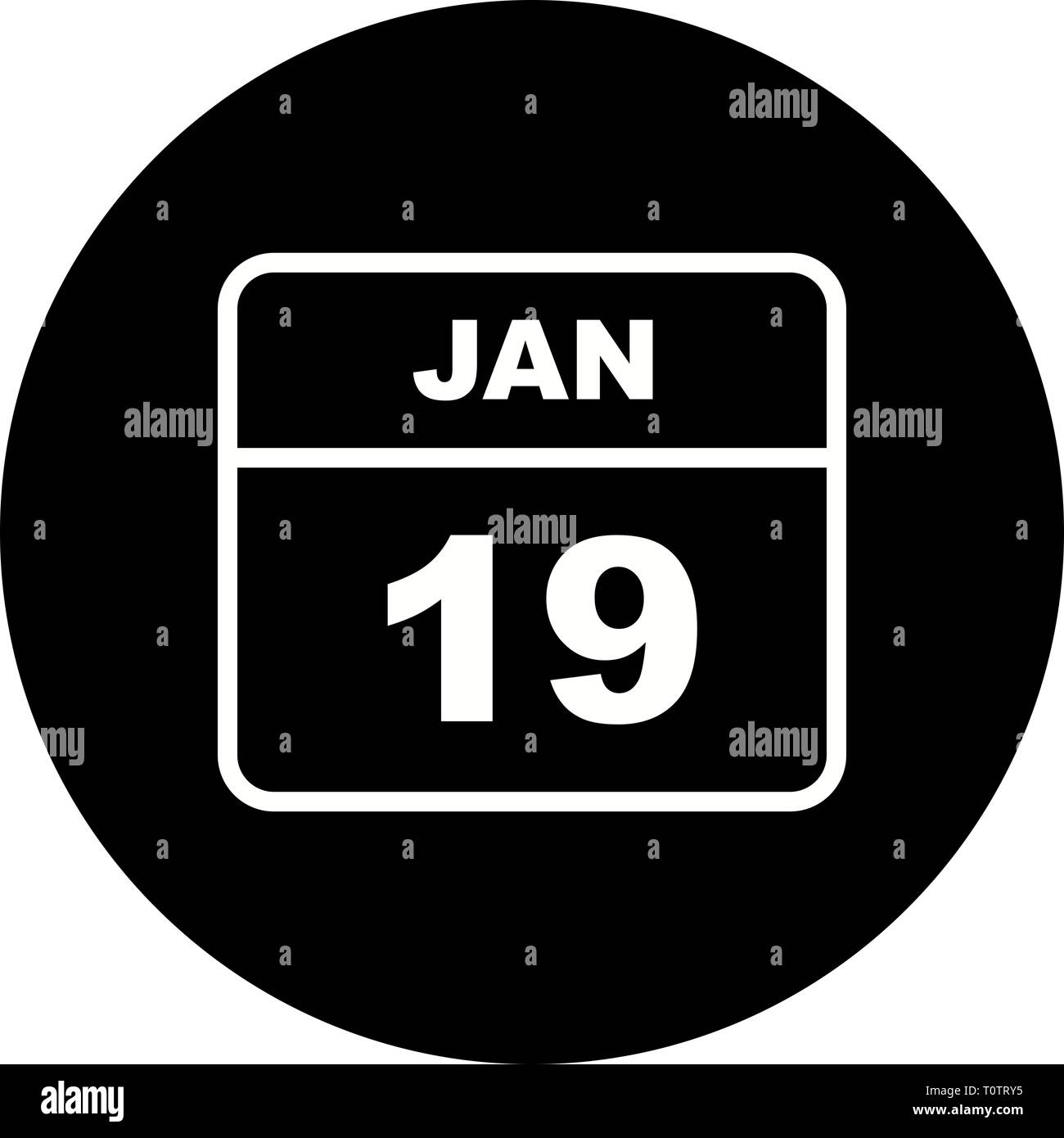 19 day january Black and White Stock Photos & Images - Alamy