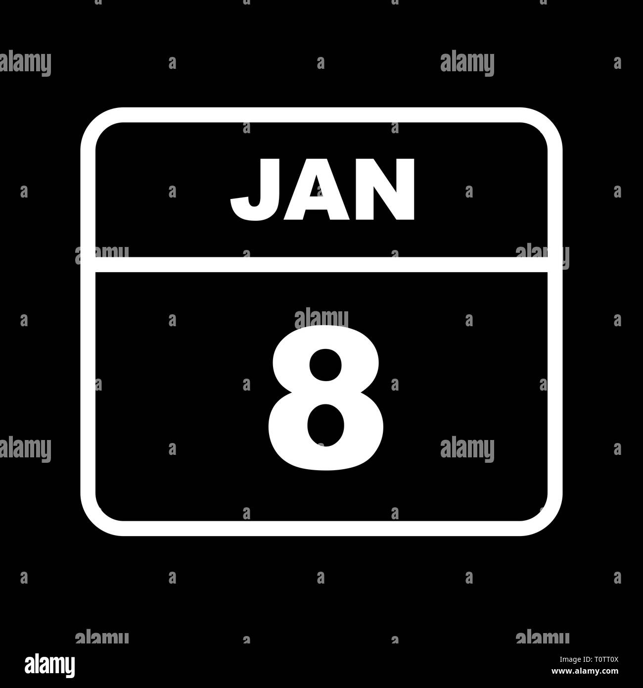 Jan 8th Black and White Stock Photos & Images - Alamy