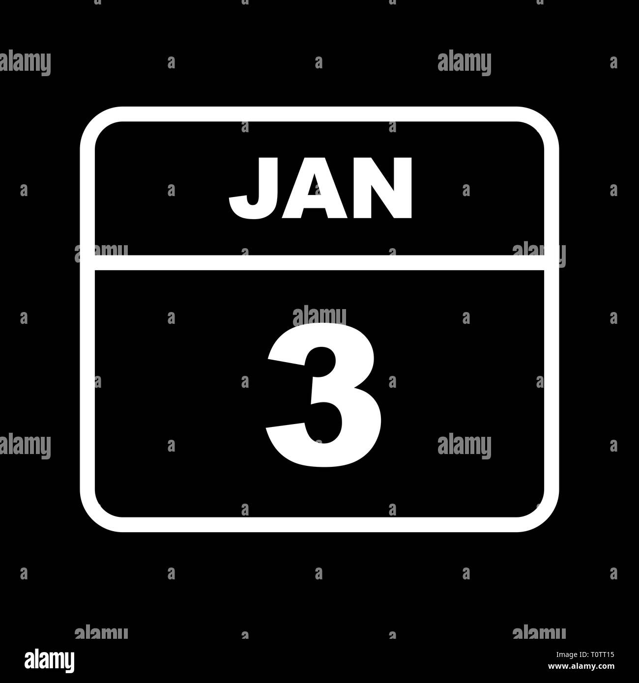 3rd january Black and White Stock Photos & Images - Alamy