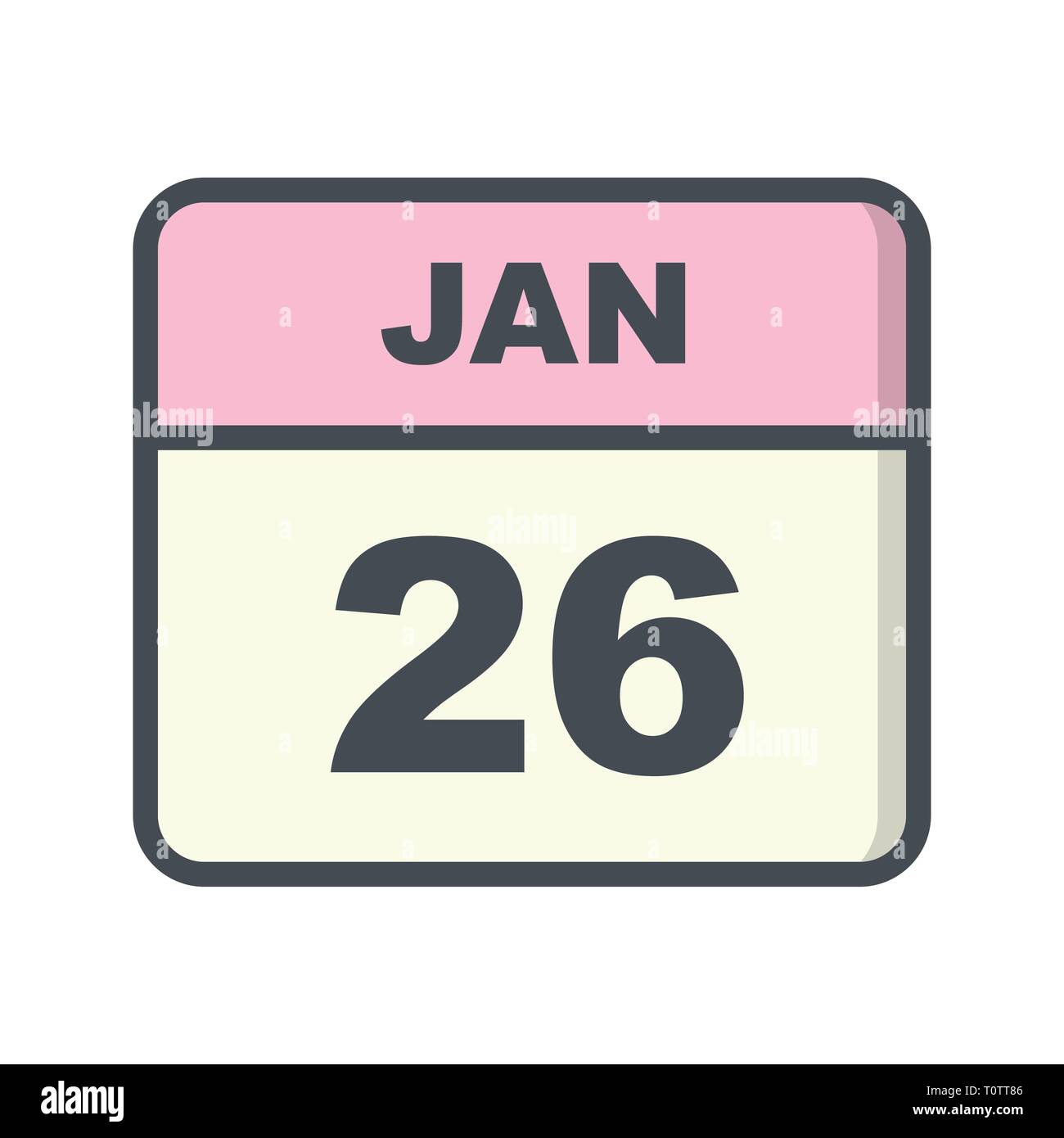Jan 26th Cut Out Stock Images & Pictures - Alamy