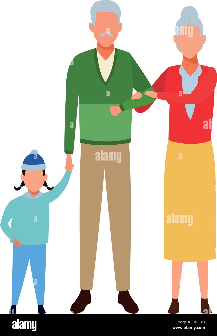 family avatar cartoon character Stock Vector Image & Art - Alamy