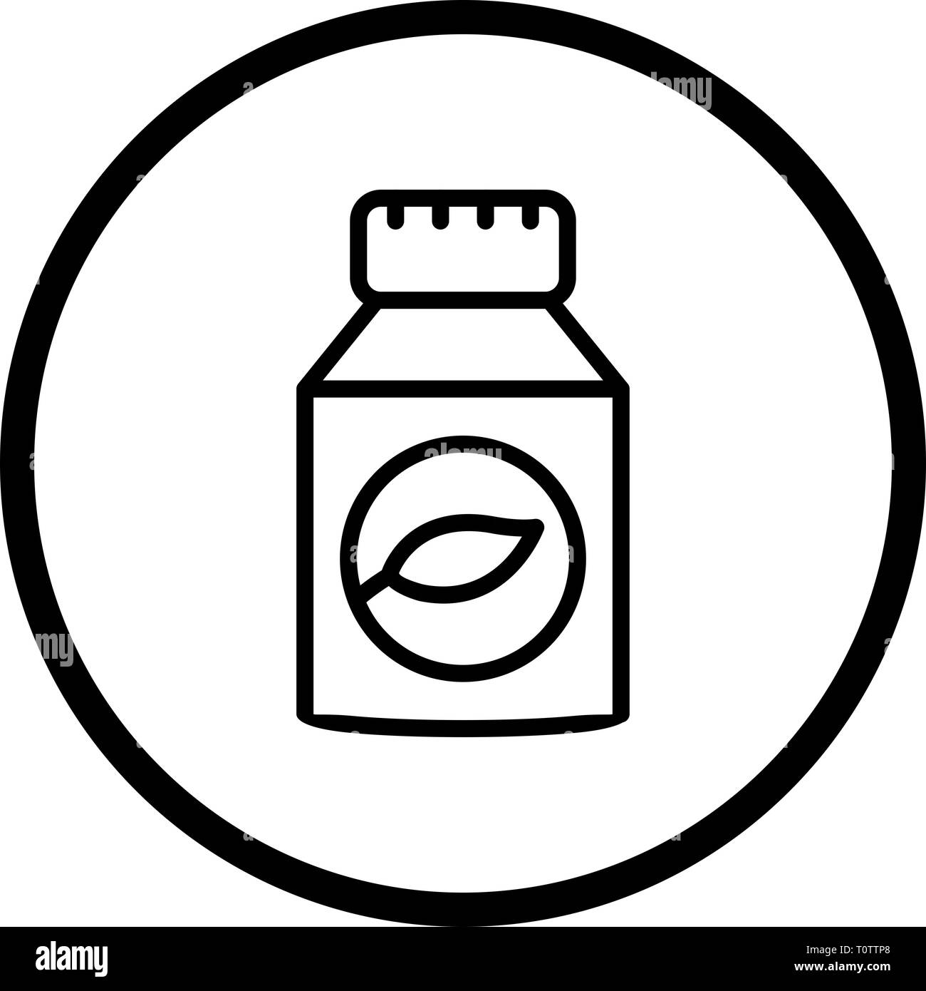 Illustration Supplements Icon Stock Photo - Alamy