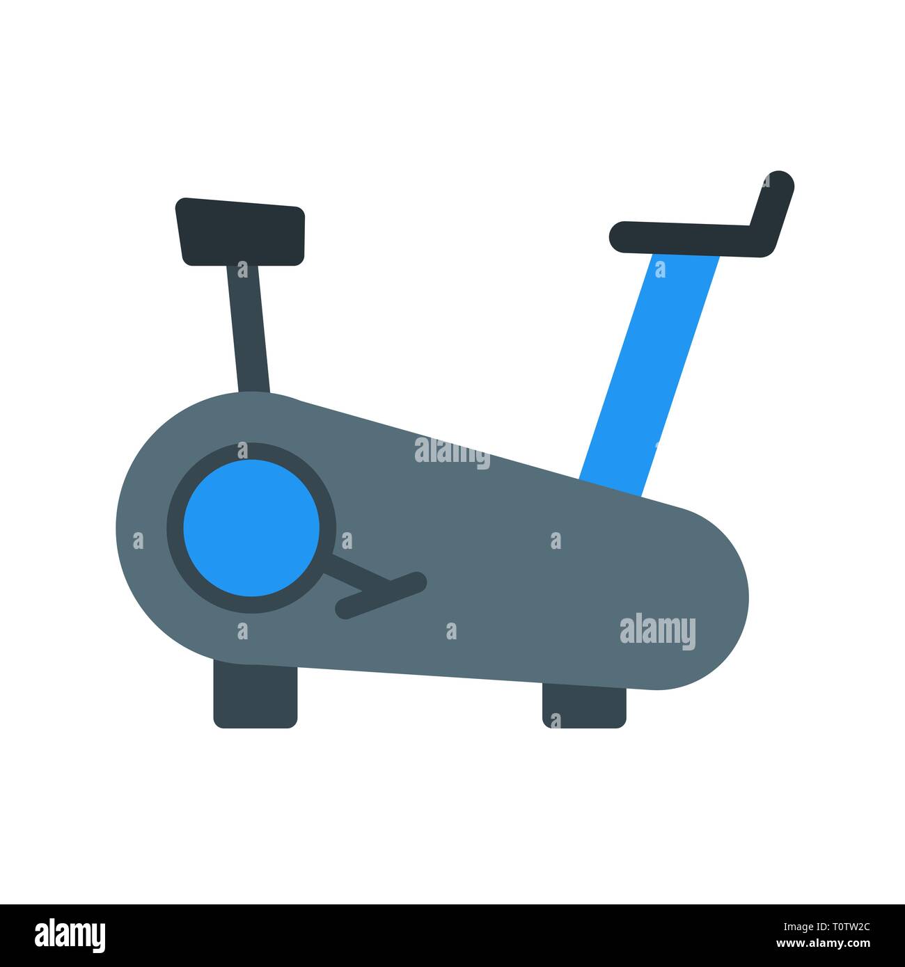 Illustration Cycling Machine Icon Stock Photo - Alamy