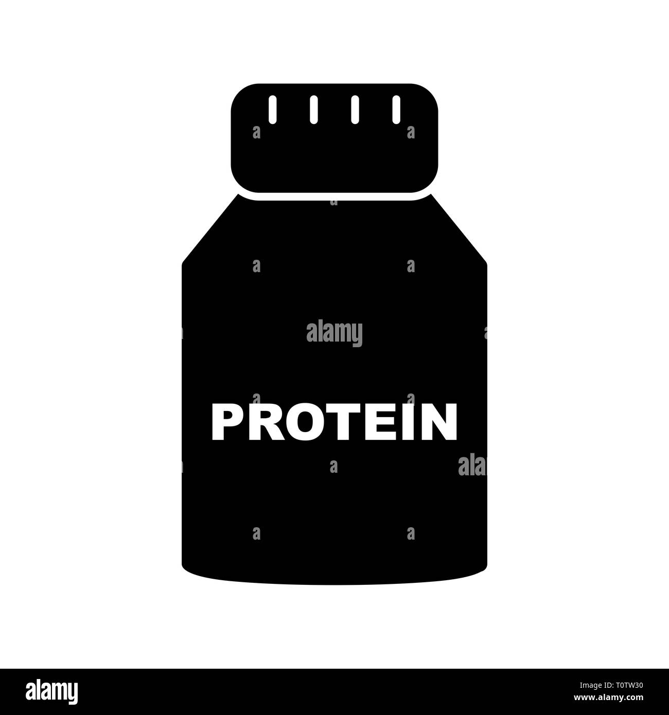Illustration Protein Icon Stock Photo - Alamy