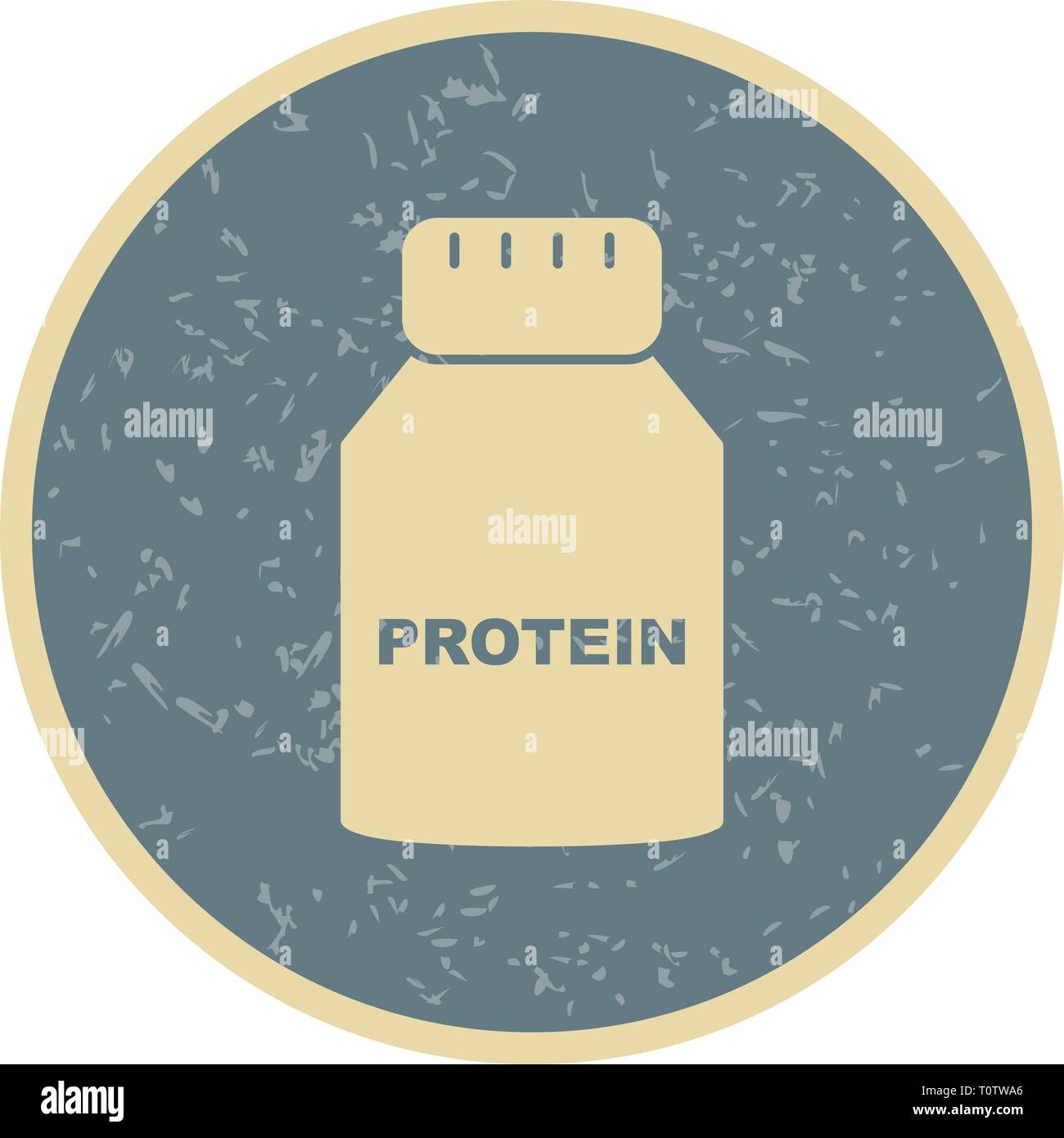 Illustration Protein Icon Stock Photo - Alamy