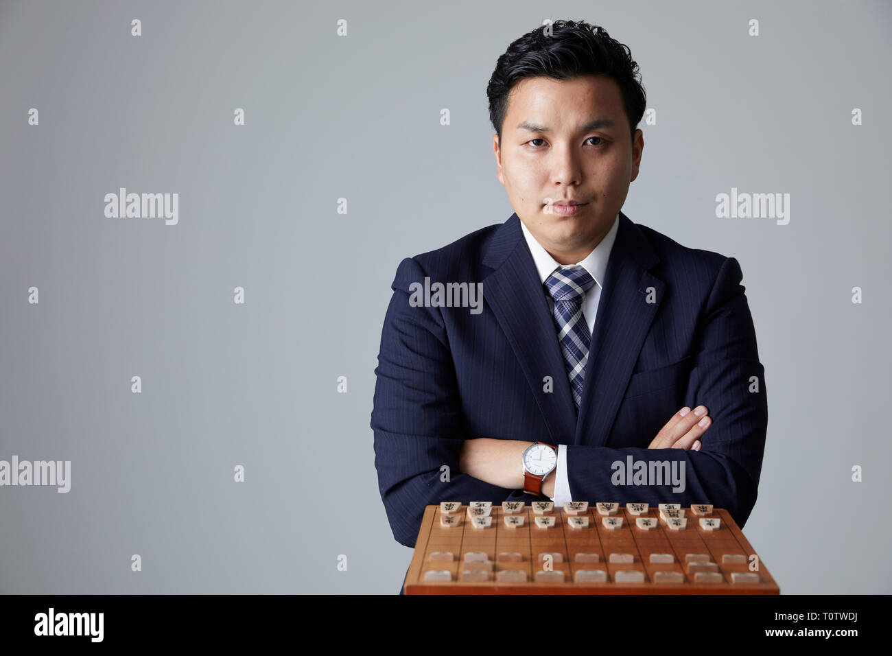 Japanese shogi player Stock Photo - Alamy