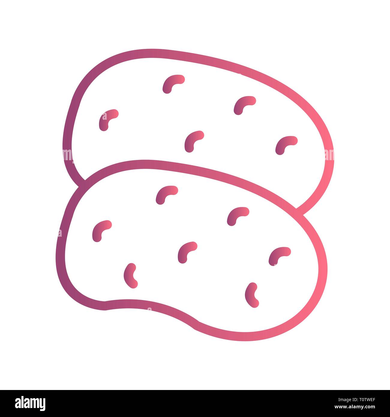 6 potatoes Cut Out Stock Images & Pictures - Alamy
