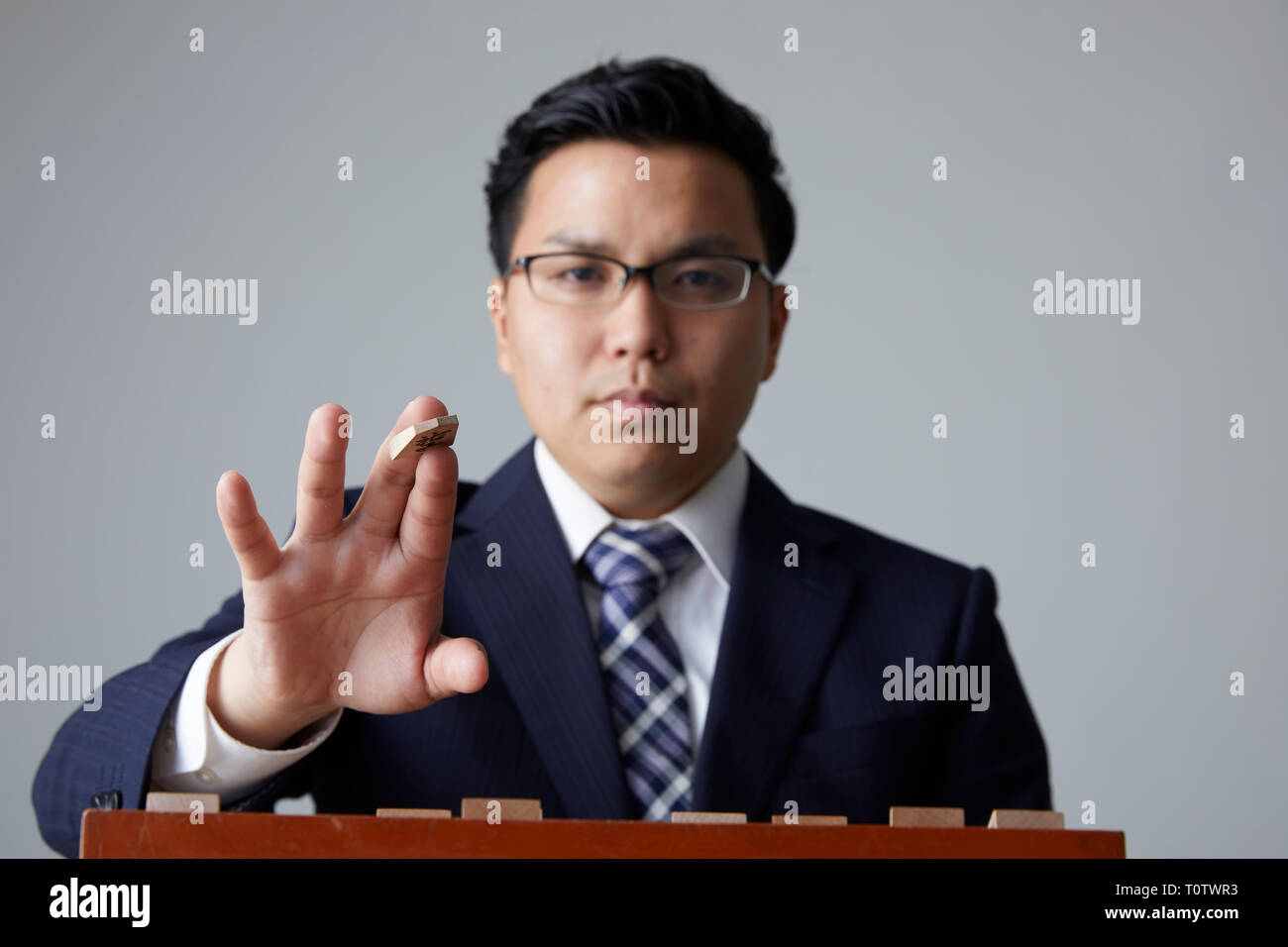 Japanese shogi player Stock Photo - Alamy