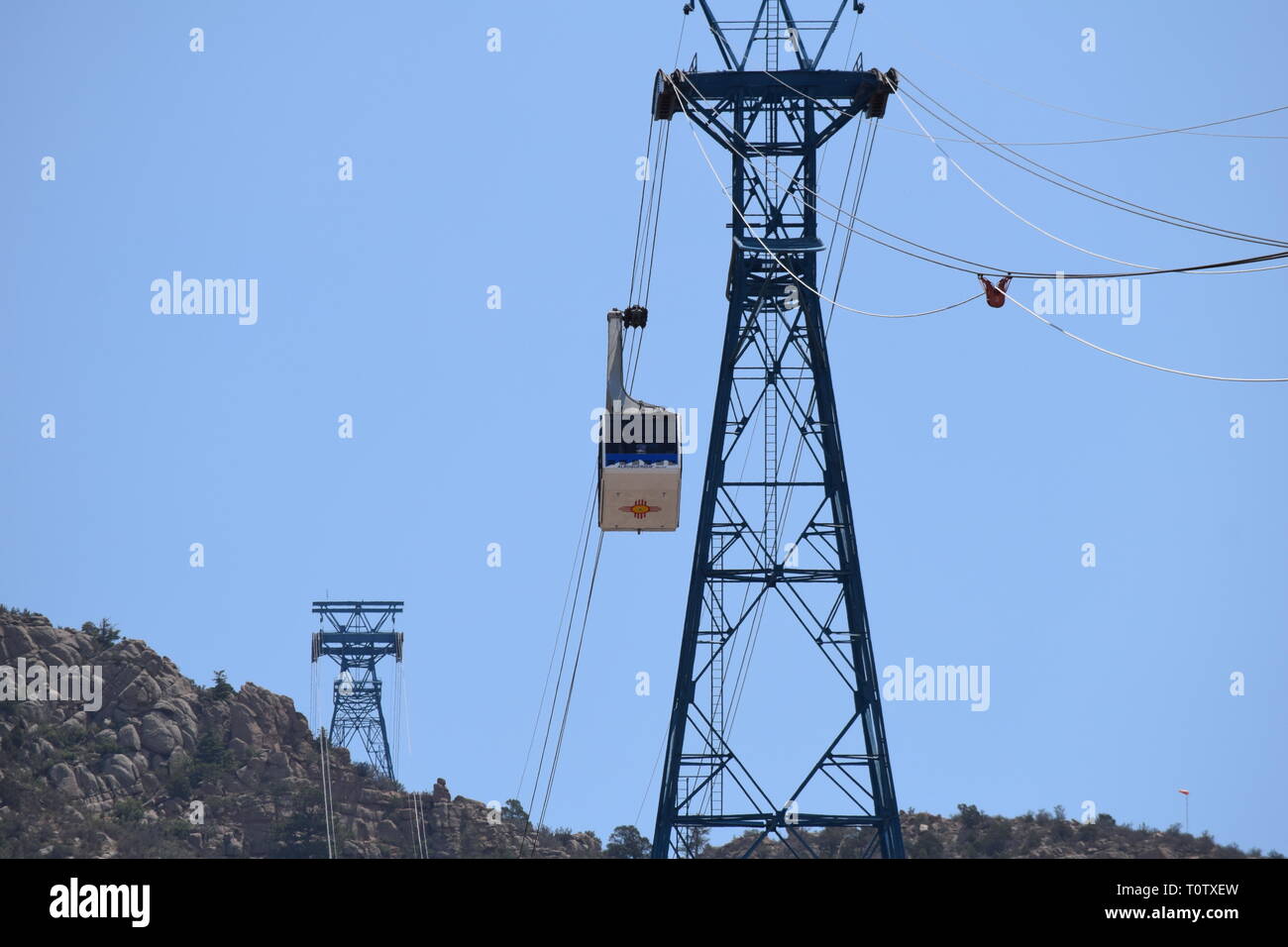 Sandia Peak tramway in Albuquerque New Mexico Stock Photo - Alamy