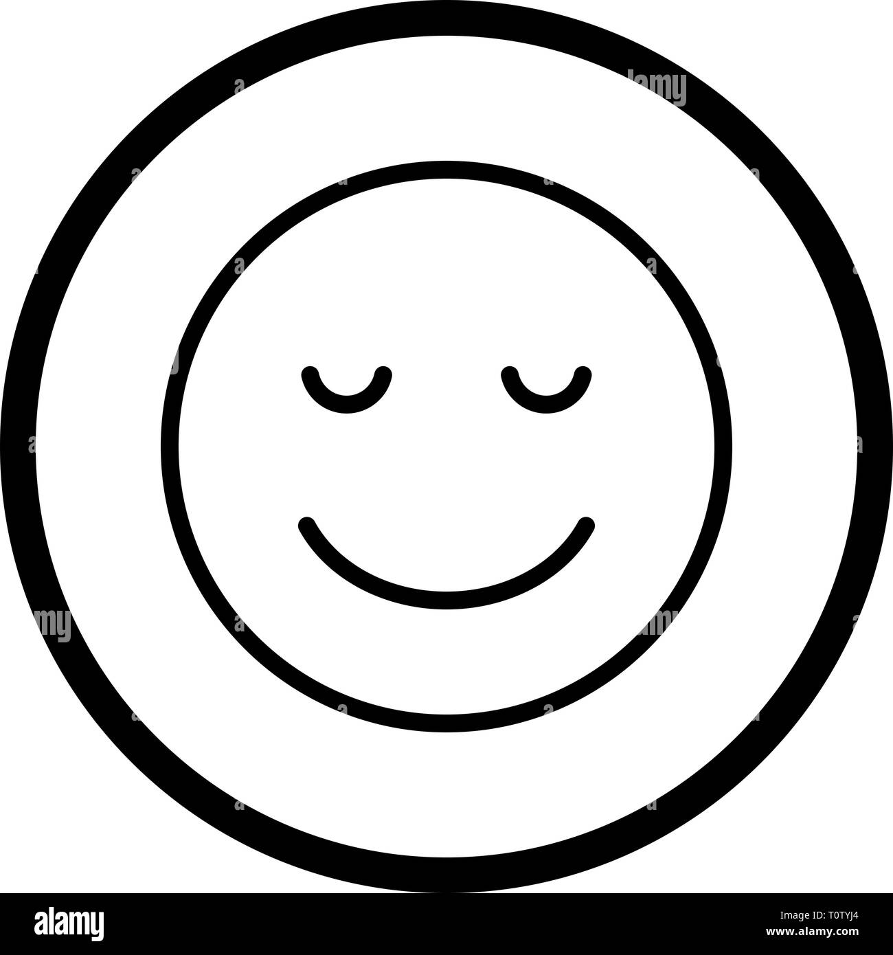 Calm Face Clipart