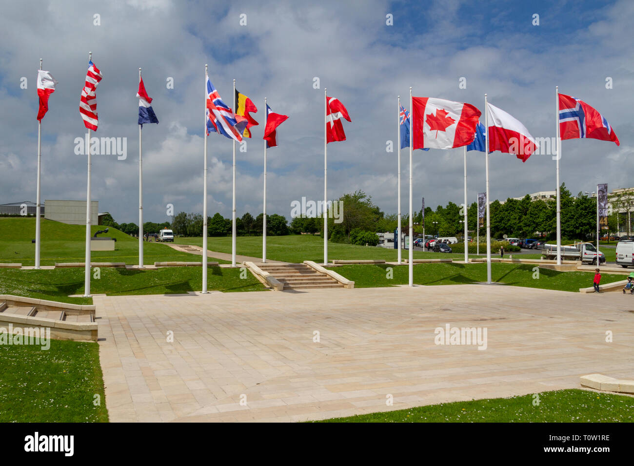 Flags world war two allies hi-res stock photography and images - Alamy