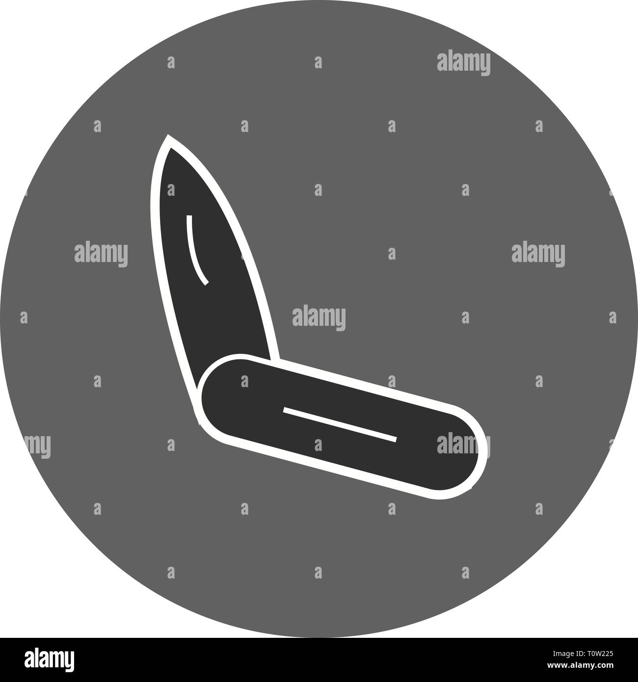 Knife 3 Black and White Stock Photos & Images - Alamy