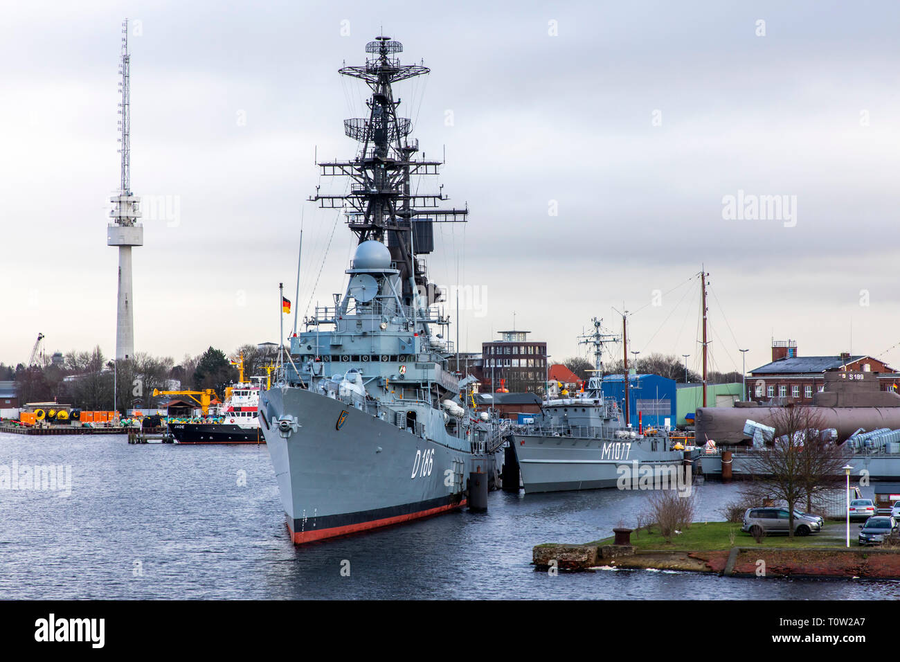 Wilhelmshaven, German Navy Museum, on the south beach, history of the ...