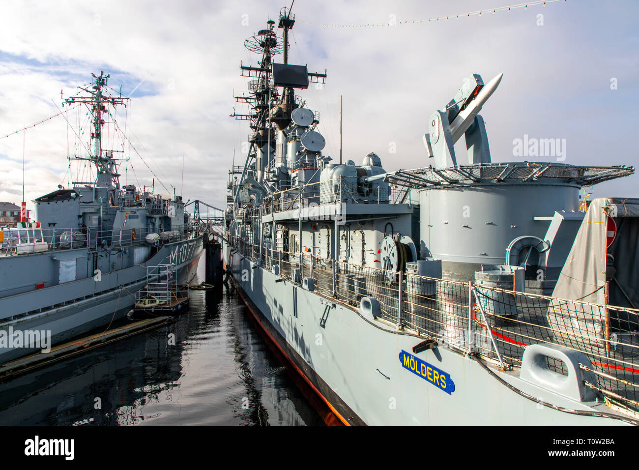 Wilhelmshaven, German Navy Museum, on the south beach, history of the ...