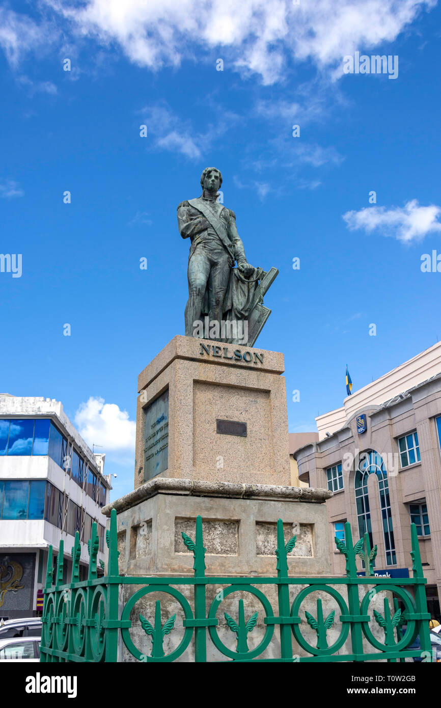 Lord Nelson Statue, National Heroes Square, Bridgetown, St Michael ...