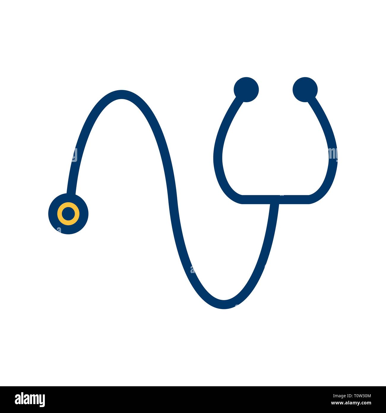 Illustration Stethoscope Icon Stock Photo - Alamy Illustration Stethoscope Icon Stock Photo - Alamy